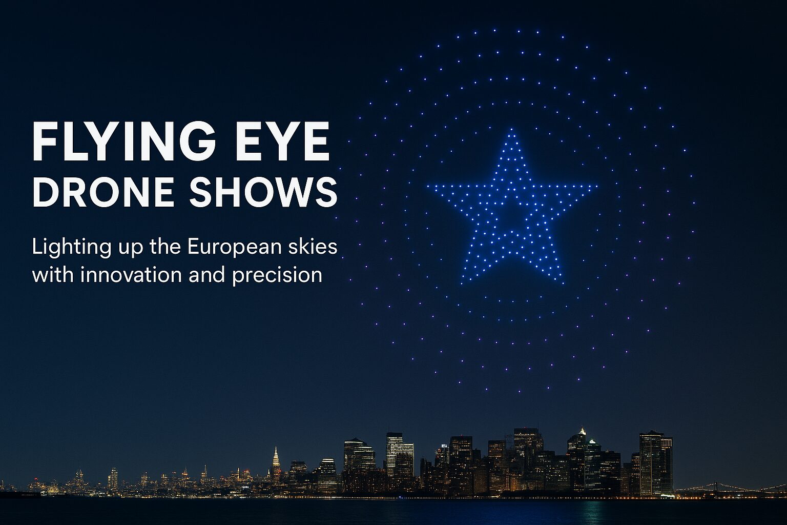 Flying Eye Drone Show services - Flying Eye